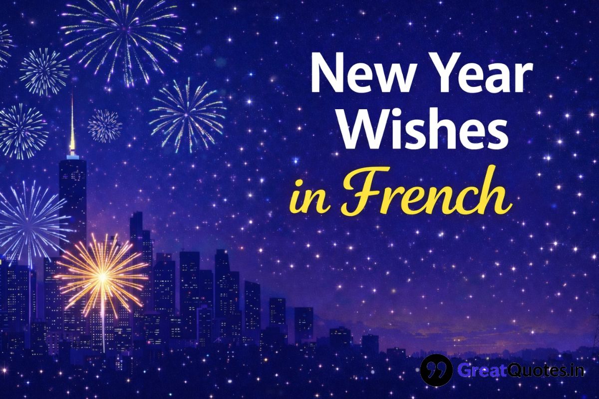New Year Wishes in French 2026 : Bonne Année Messages - GreatQuotes.in